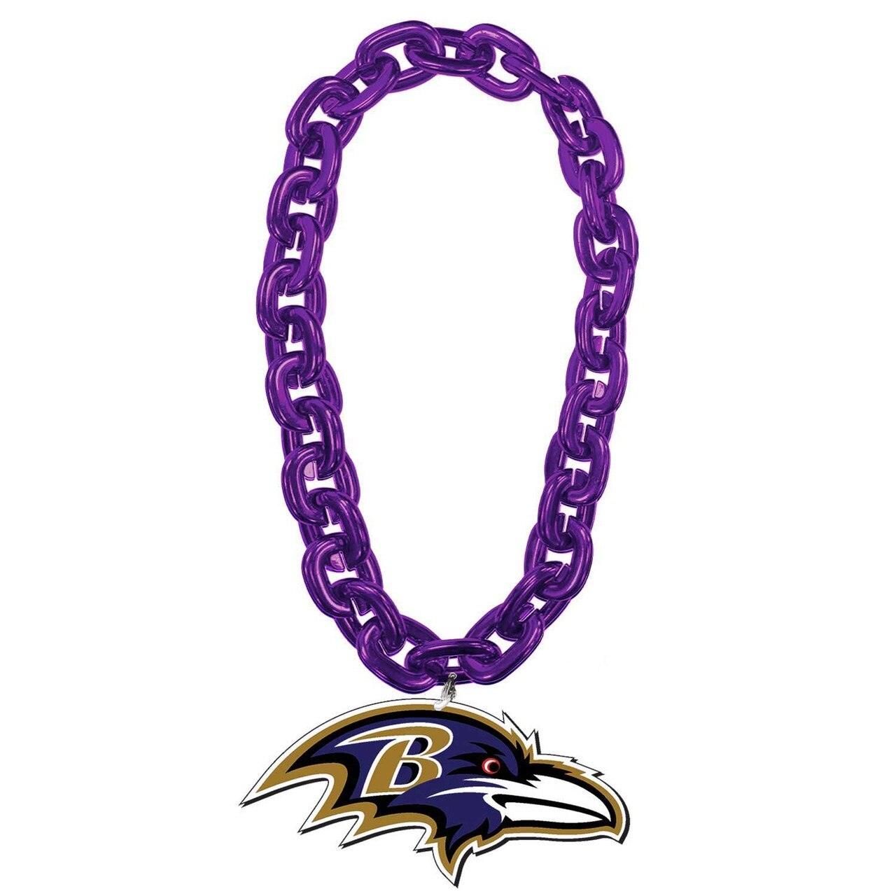 Baltimore Ravens Logo FanFave Fan Chain - Purple