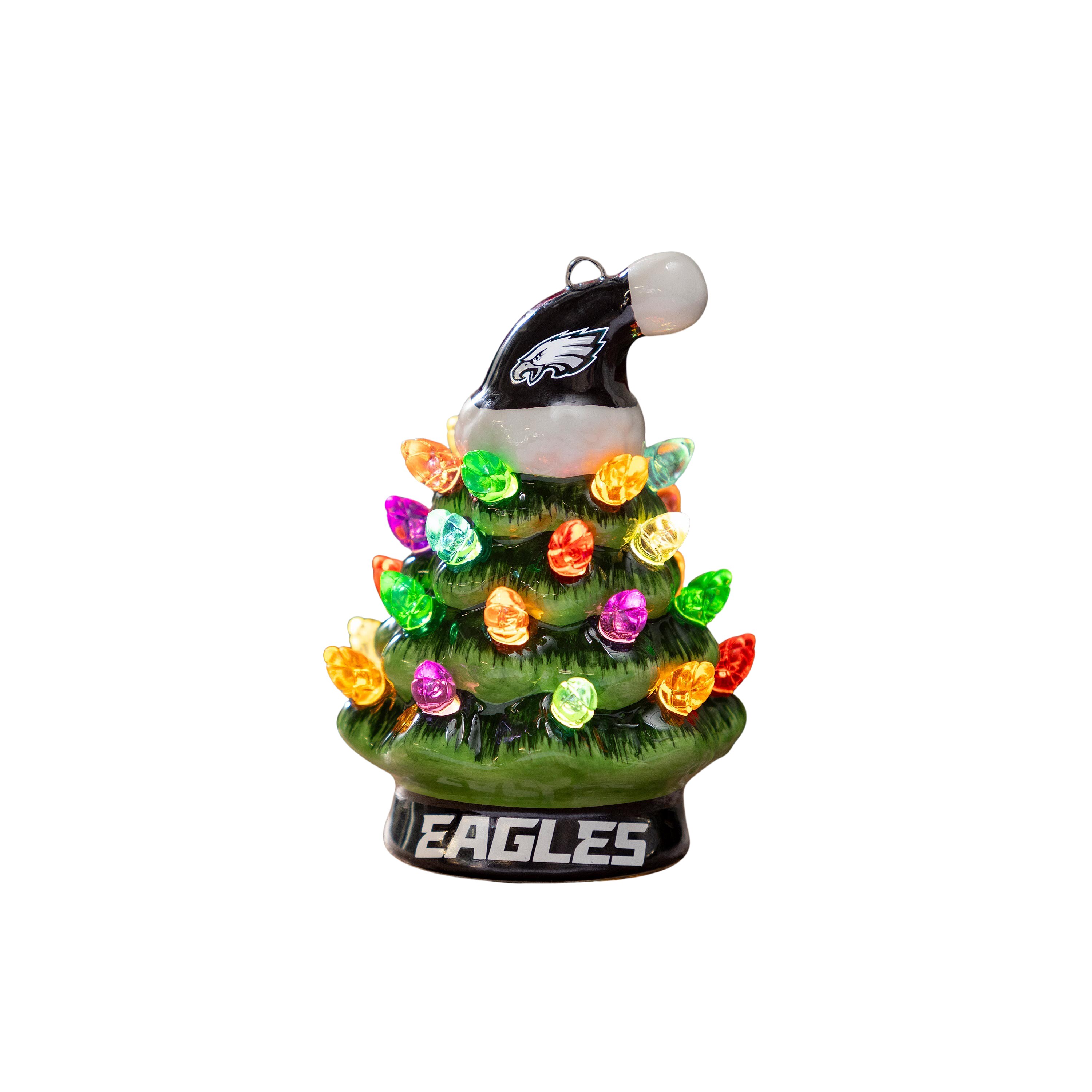 Philadelphia Eagles 4" Mini LED Christmas Tree Ornament