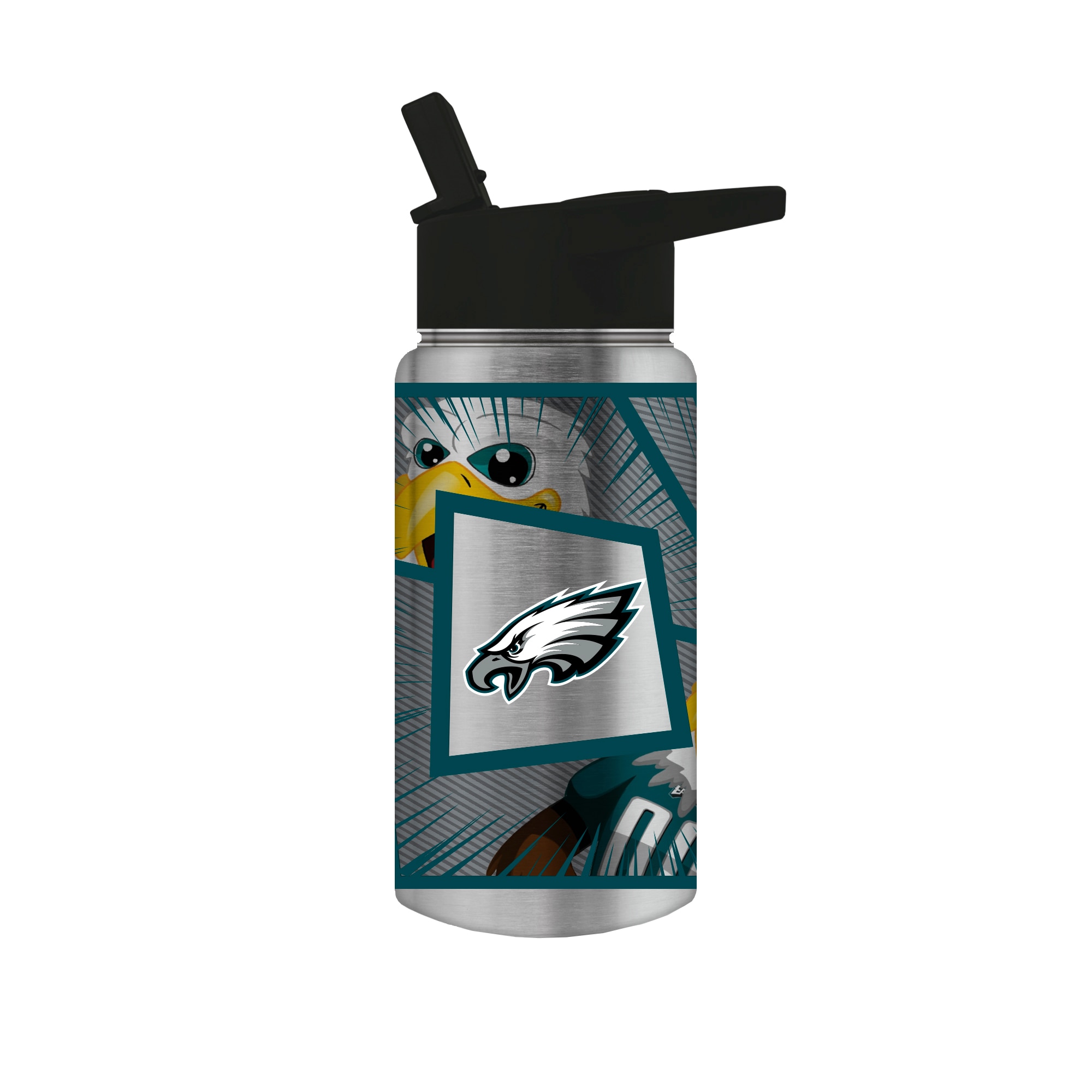 Philadelphia Eagles Swoop "Thirst" 16oz. Youth Water Bottle - Mascot