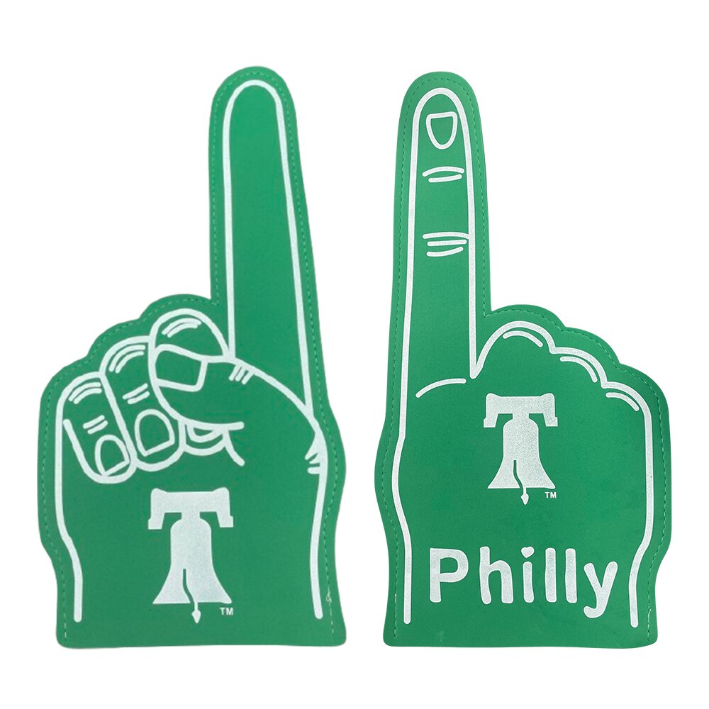 Thin Foam Finger - Green Philly