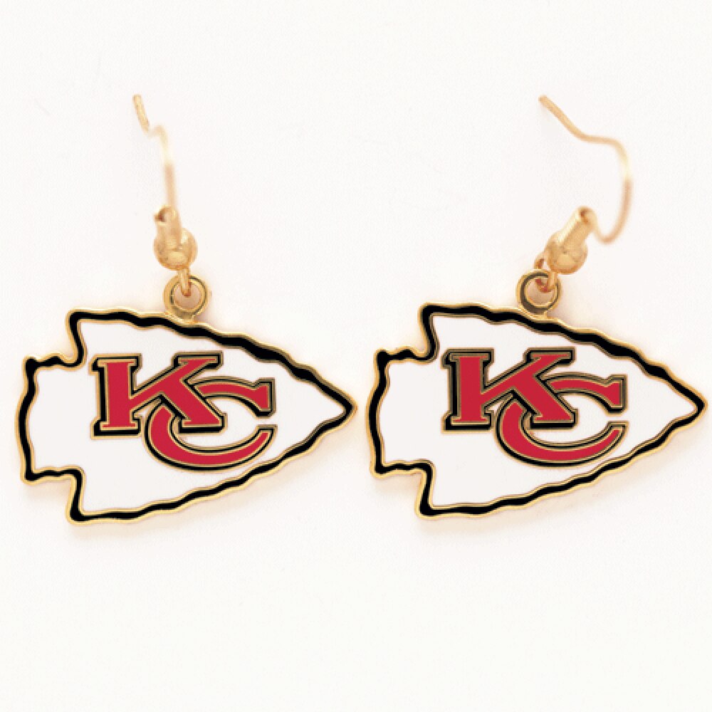 Kansas City Chiefs Logo Earrings