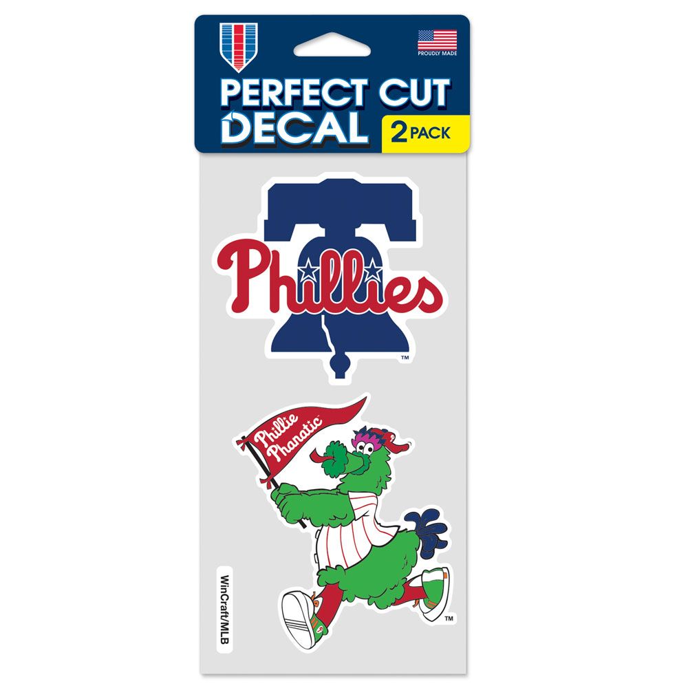 Phillie Phanatic 2 Pk Color Decal Set