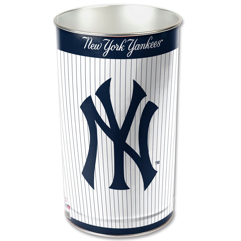 New York Yankees Trash Can - Pinstripe